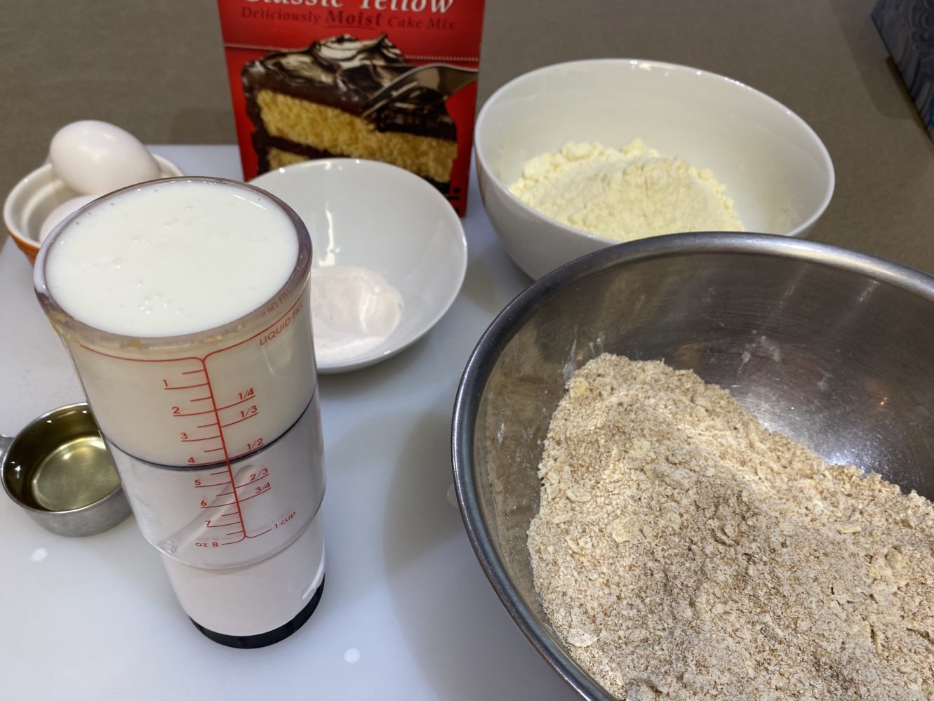 Jam Stuffed Crumb Cakes - Creative Foods by Chef Dave Dettman